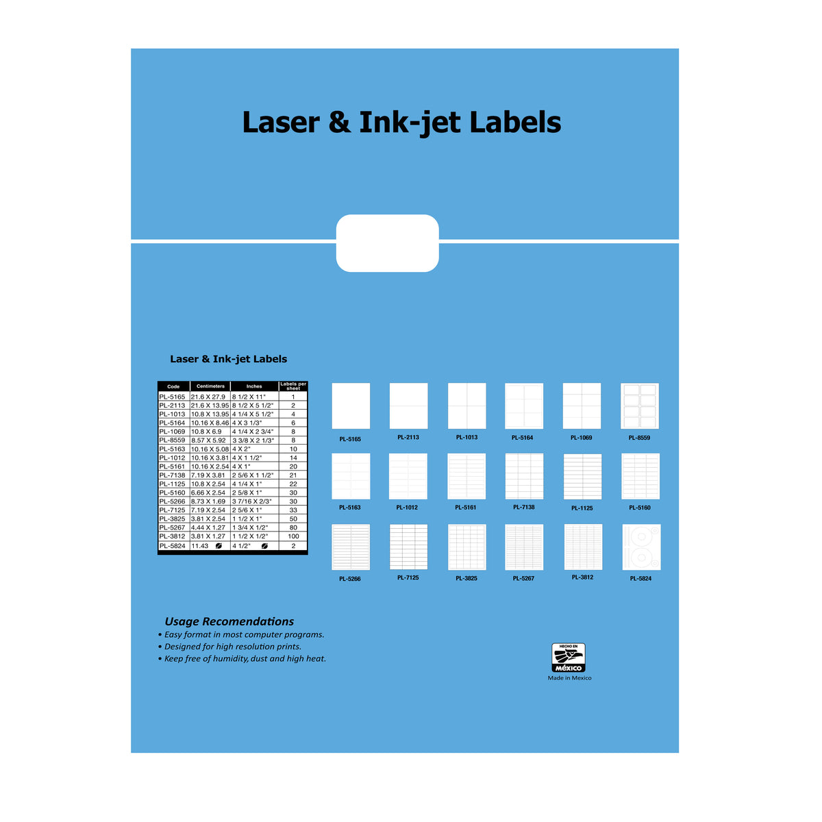 Inkjet / Laser Labels – Nayelish